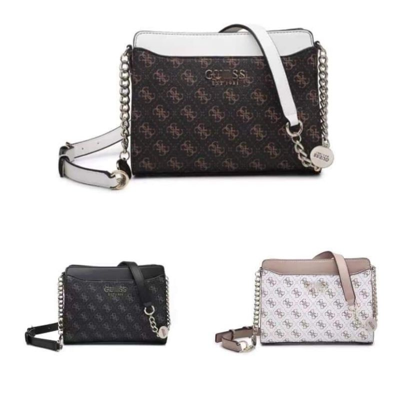 G UESS SLINGBAG (MALL QUALITY) | Shopee Philippines