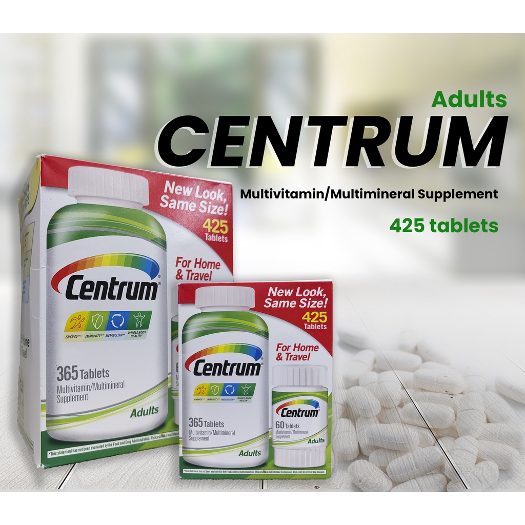 Centrum Adult Authentic (30tabs) Expiry January 2025 | Shopee Philippines
