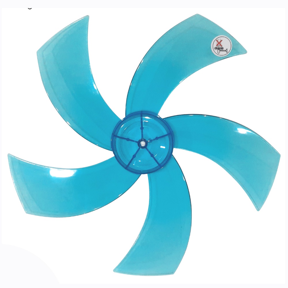 Camel REB-008-000-62 Plastic 5-Leaf Fan Blade 16 Inch (Transparent Blue ...