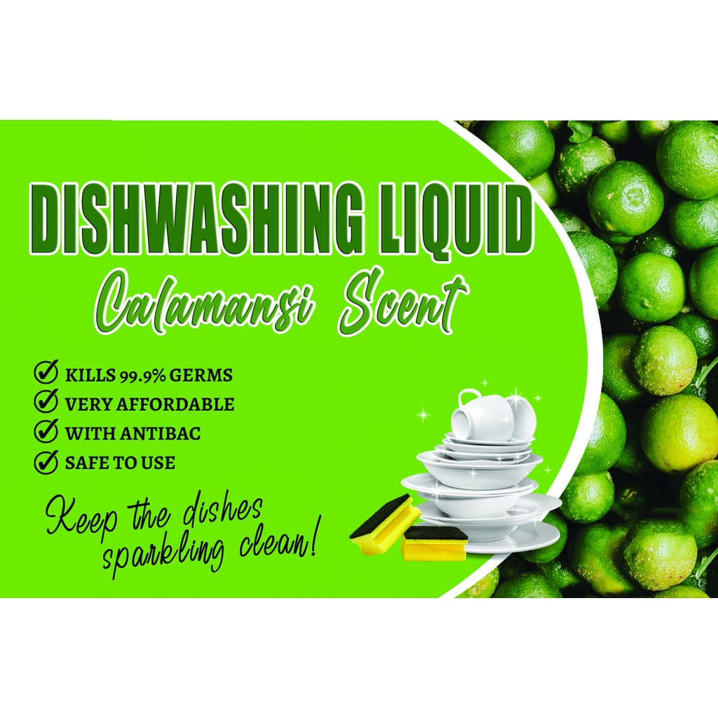 DISHWASHING LIQUID STICKER LABEL | NO BRAND STICKER | 20pcs. | Shopee ...
