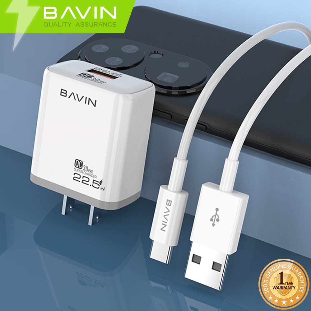 BAVIN PC826 Fast Charging Qualcomm 3.0 Usb Wall Charger W/ Charging ...
