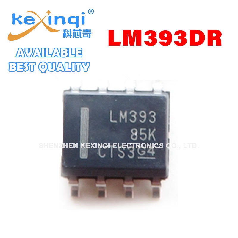 20pcslot New Original Lm393 Lm393dr Smd Sop8 Voltage Comparator Low Power Voltage Comparator 