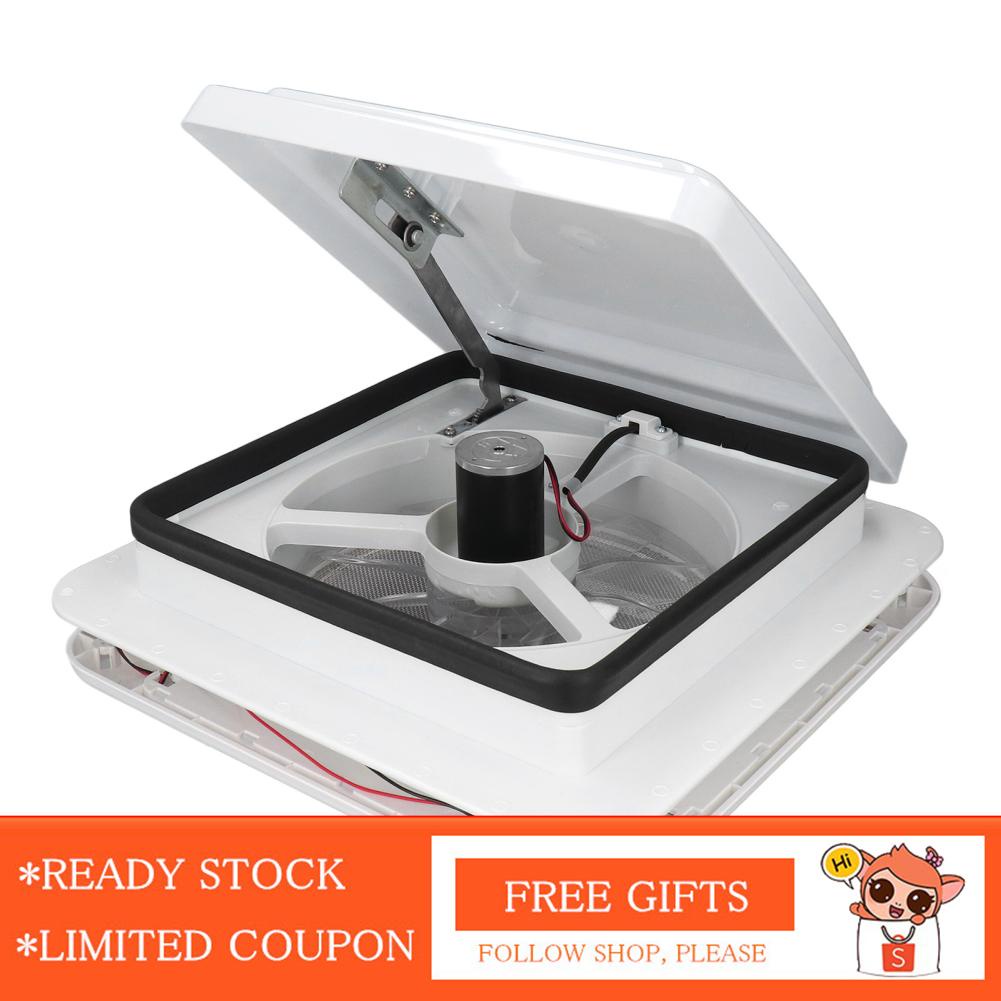 Nearbeauty RV Roof Vent Fan Air Ventilation Ceiling 12V with Insect ...