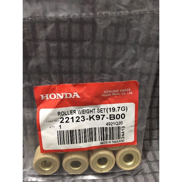 Honda Click 125/150 Pulley Ball Roller Set (12G,15G,16G,17G,18G, 19G,20G)Genuine Part | Shopee ...