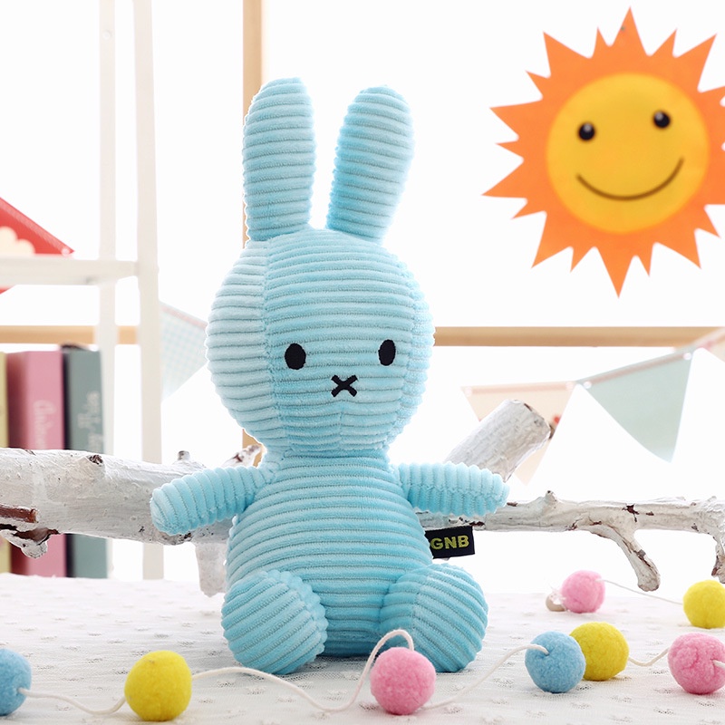 Miffy Rabbit Same Plush Toy Baby Comfort Plush Toy 30cm Blue/Pink/White ...