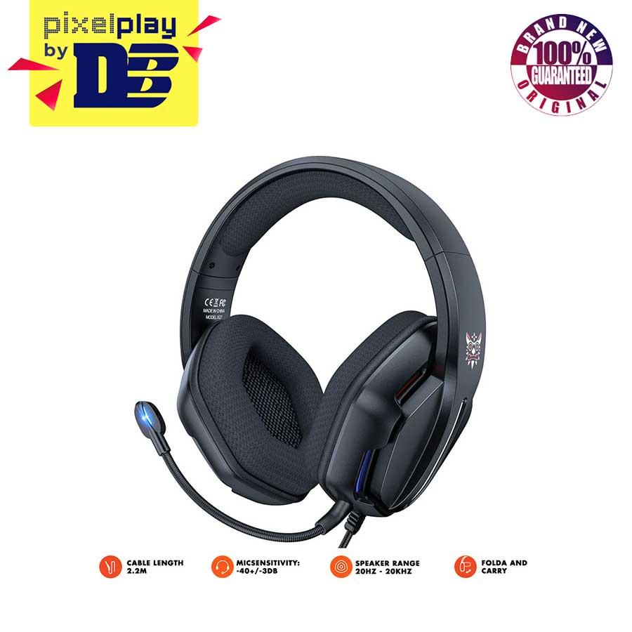 Onikuma X27 RGB Gaming Headset With Mic And Noise Cancelling (Black ...