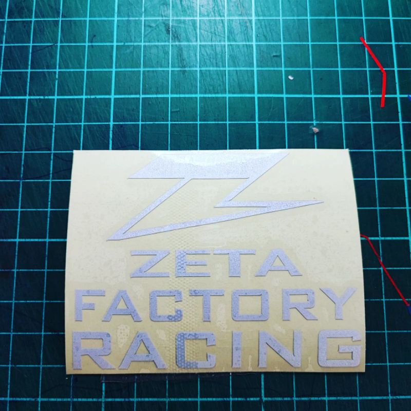 Sticker Cutting Zeta Factory Racing Contents 1pcs | Shopee Philippines