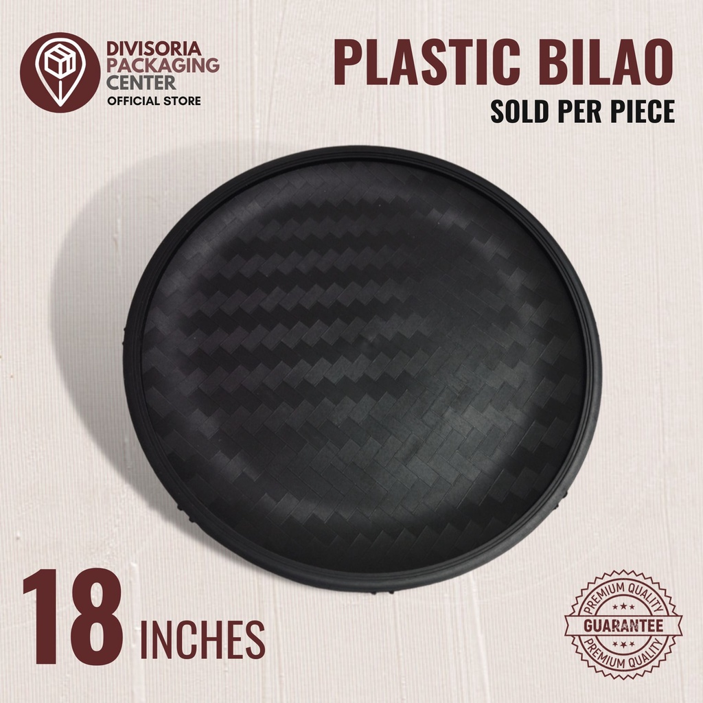 Plastic Bilao Size 18" [ Sold Per Piece ] Black Bilao Food Bilao Tray ...