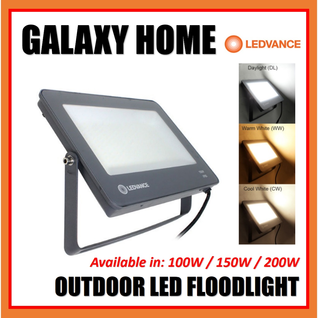 Overstock OSRAM LEDVANCE 100W / 150W / 200W Outdoor LED Floodlight Spot ...