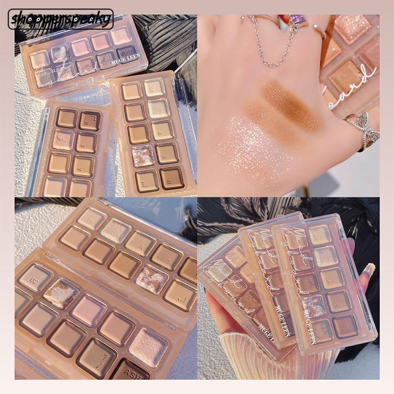 Keypad Design Ten Color Eyeshadow Palette Low Saturation Matte ...