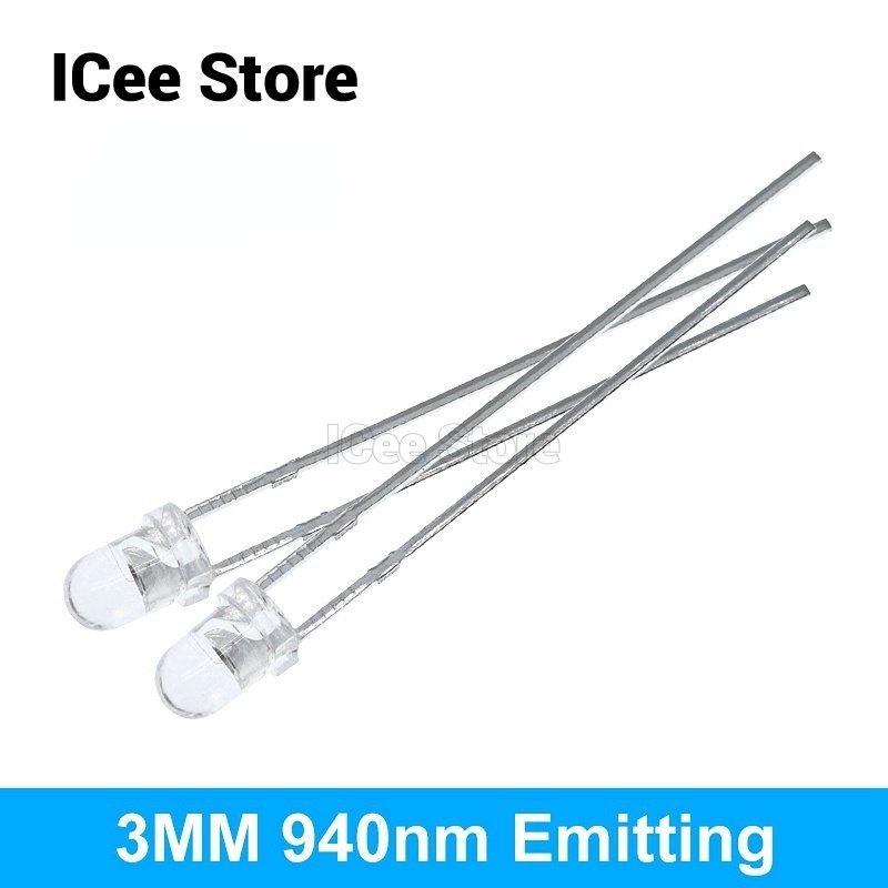 10-50Pcs 3mm 5mm Infrared Emitter Transmitter and IR Receiver Diode 940nm LED | Shopee Philippines
