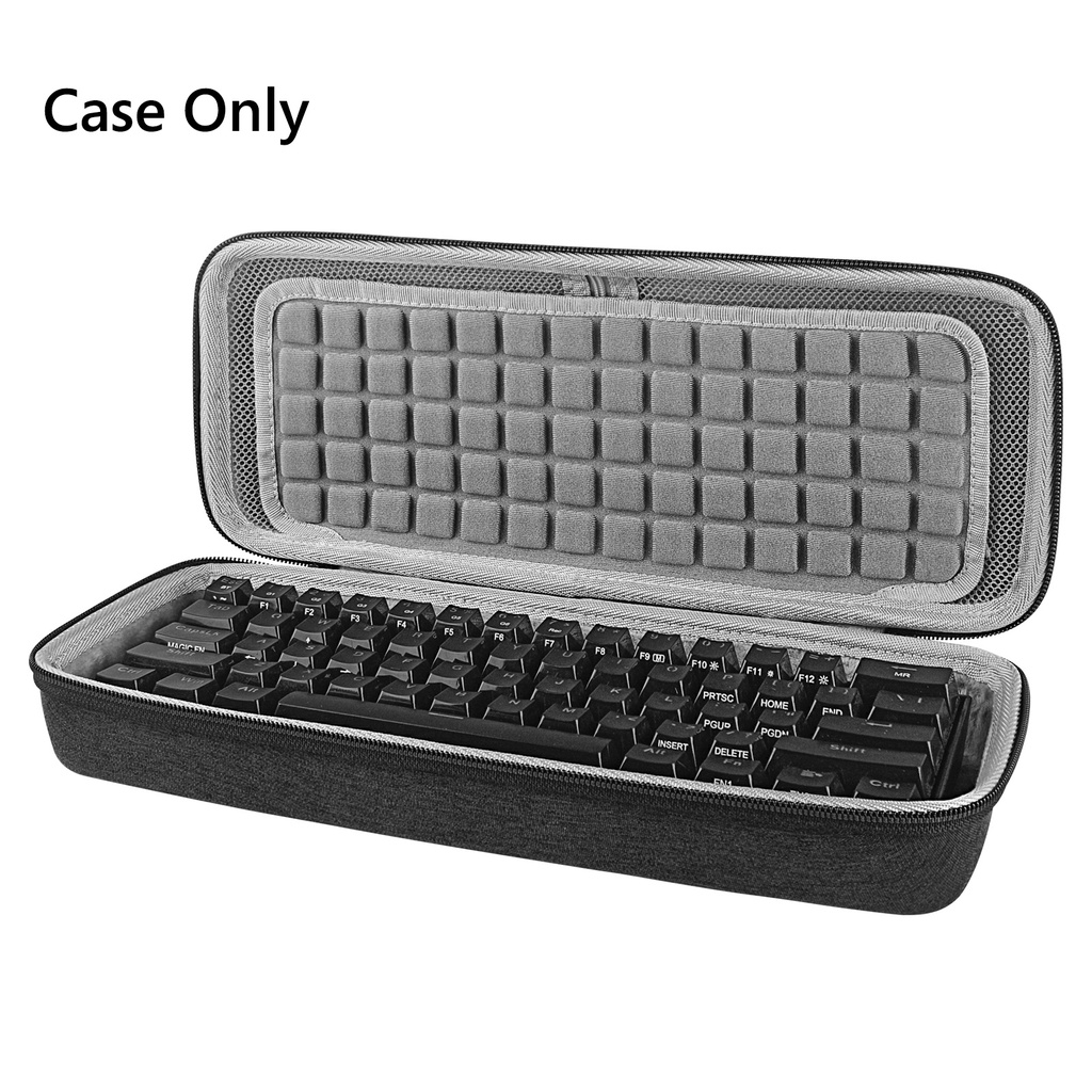 Geekria Keyboard Case for 61 Keys Mechanical Keyboards, Compatible with ...