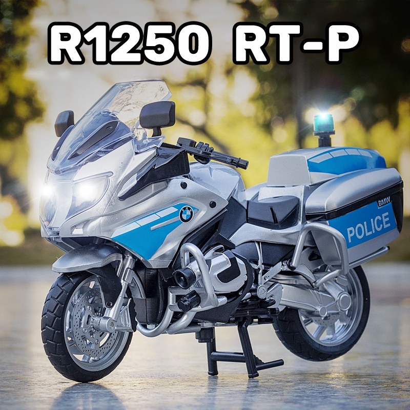 1:12 Scale BMW R1250 RT-P Alloy Car Model Diecast Car Sound Light Car ...