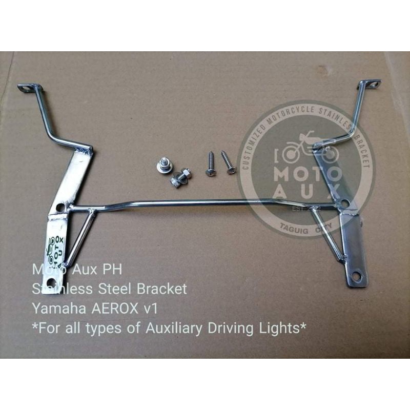 AEROX VERSION 1 STAINLESS MDL BRACKET (Heavy Duty) | Shopee Philippines