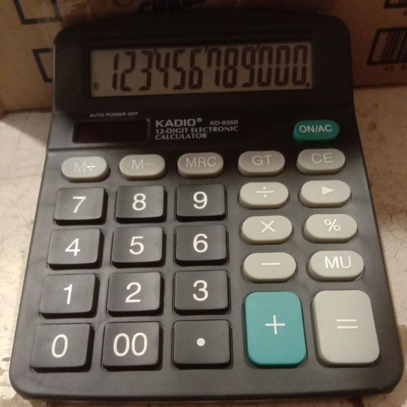 desktop calculator 12 digit big for only 130 pesos # 838 | Shopee ...