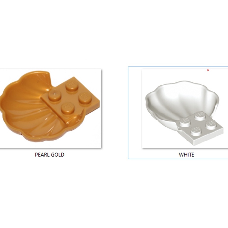 LEGO Part: Clam / Scallop Shell with 4 Studs C30 | Shopee Philippines