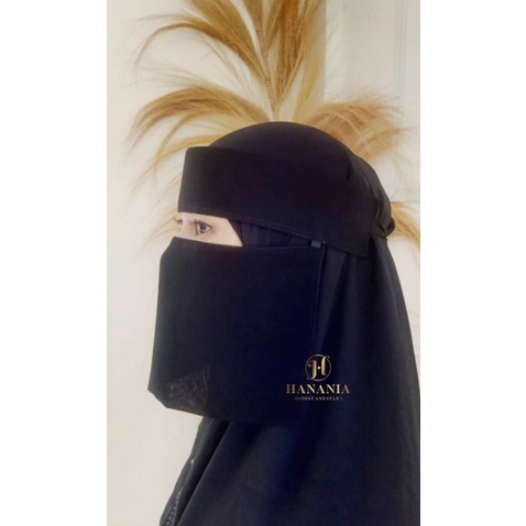Short niqab/small niqab 15cm Chiffon silk | Shopee Philippines