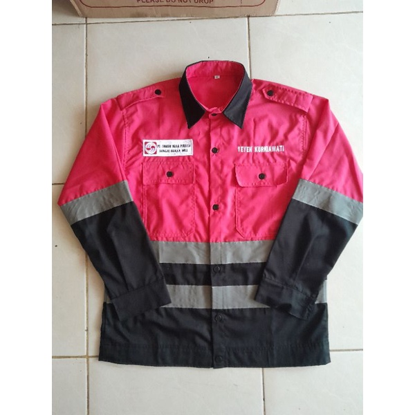 HITAM Men's And Women's Work Clothes/SAFETY Long Sleeve WEARPACK/K3 ...