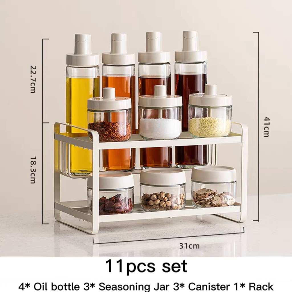 KITkitchen Seasoning Jar Set Household Kitchen Seasoning Bottle Pot ...