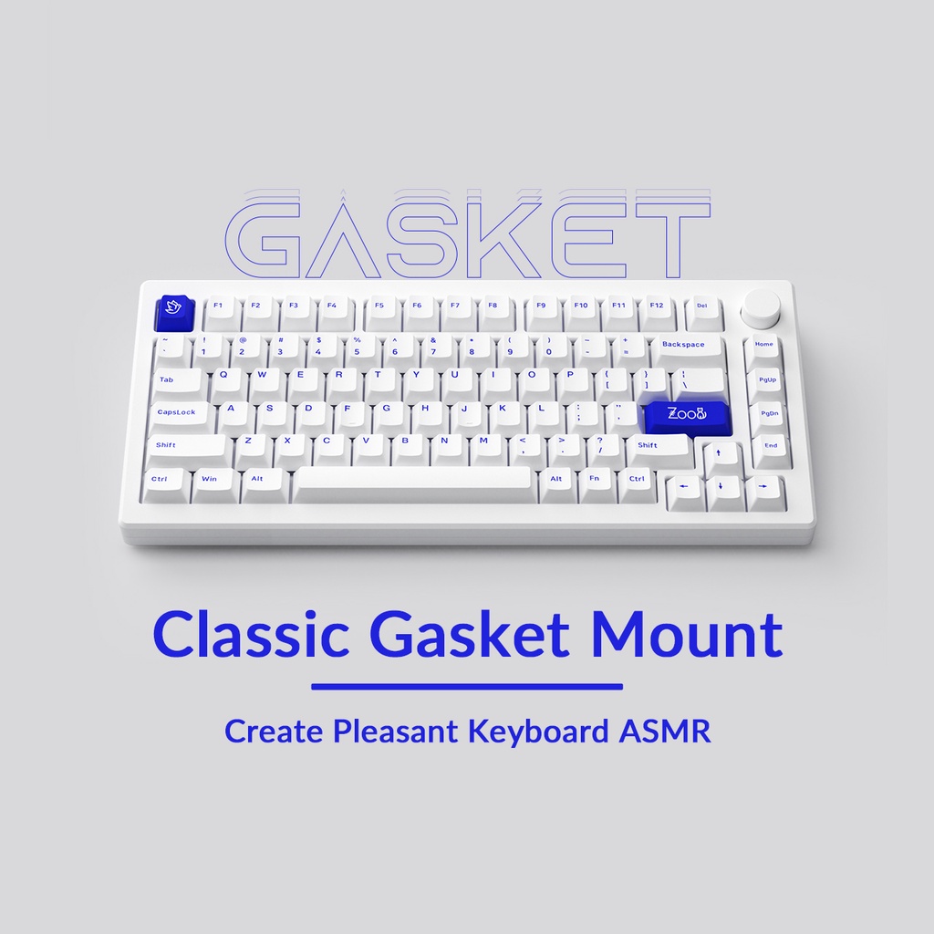 Akko MOD007B PC Hot-swappable Wireless Mechanical Keyboard with Gasket ...
