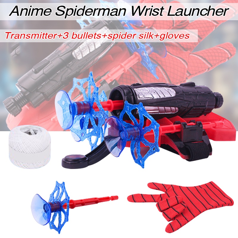 Spider-Man Glove Web Shooter Dart Blaster Launcher Toy Spiderman ...