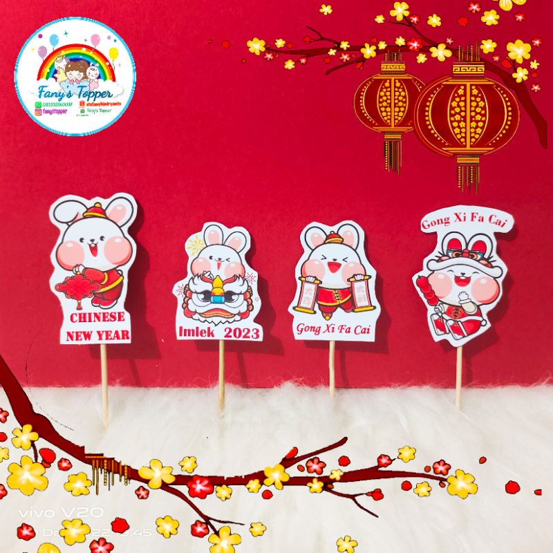 Topper Gong Xi Fa Cai Topper Chinese New Year Topper Chinese New Year ...