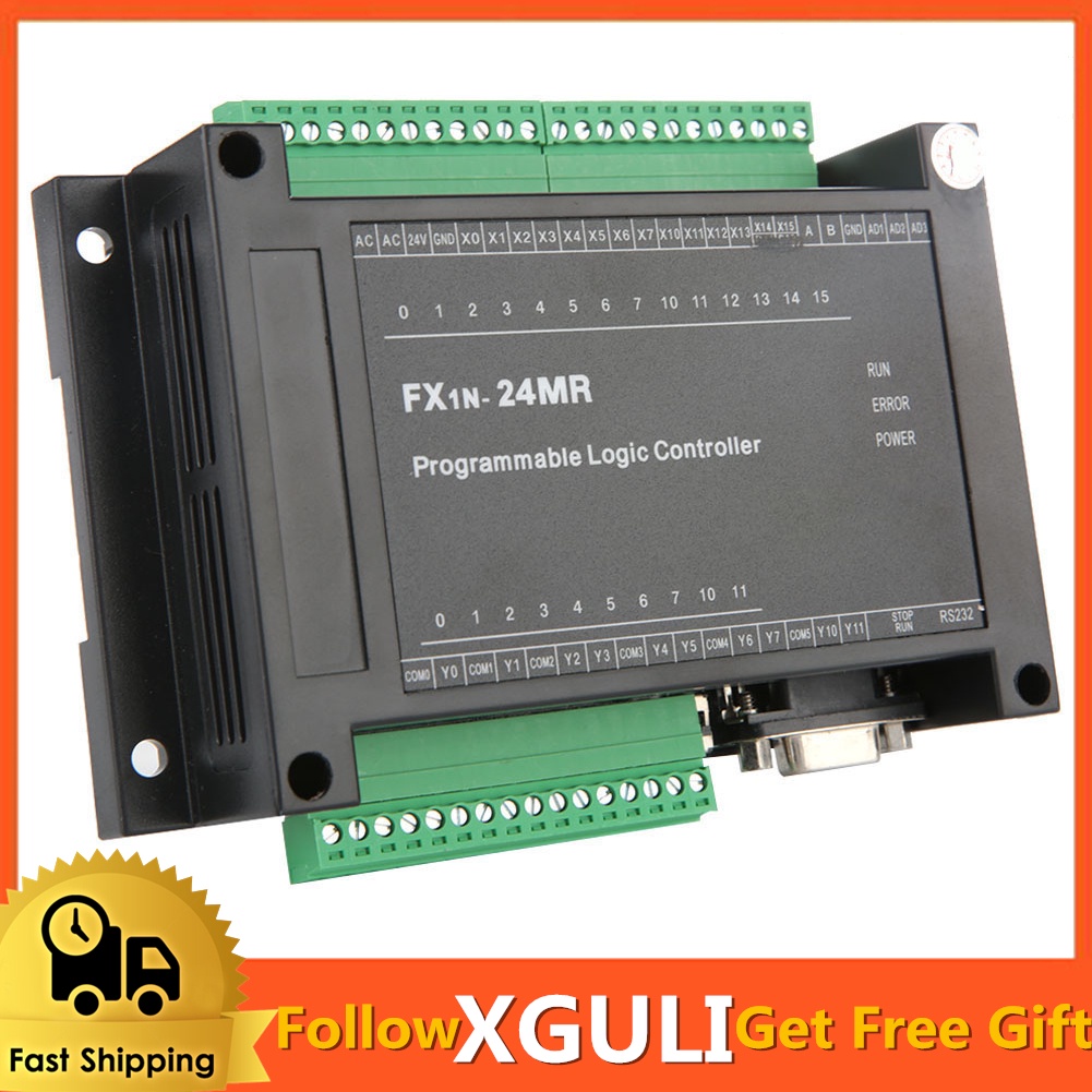 [Ready Stock] Durable PLC Industrial Control Board FX1N-24MR 14 Input 10 | Shopee Philippines