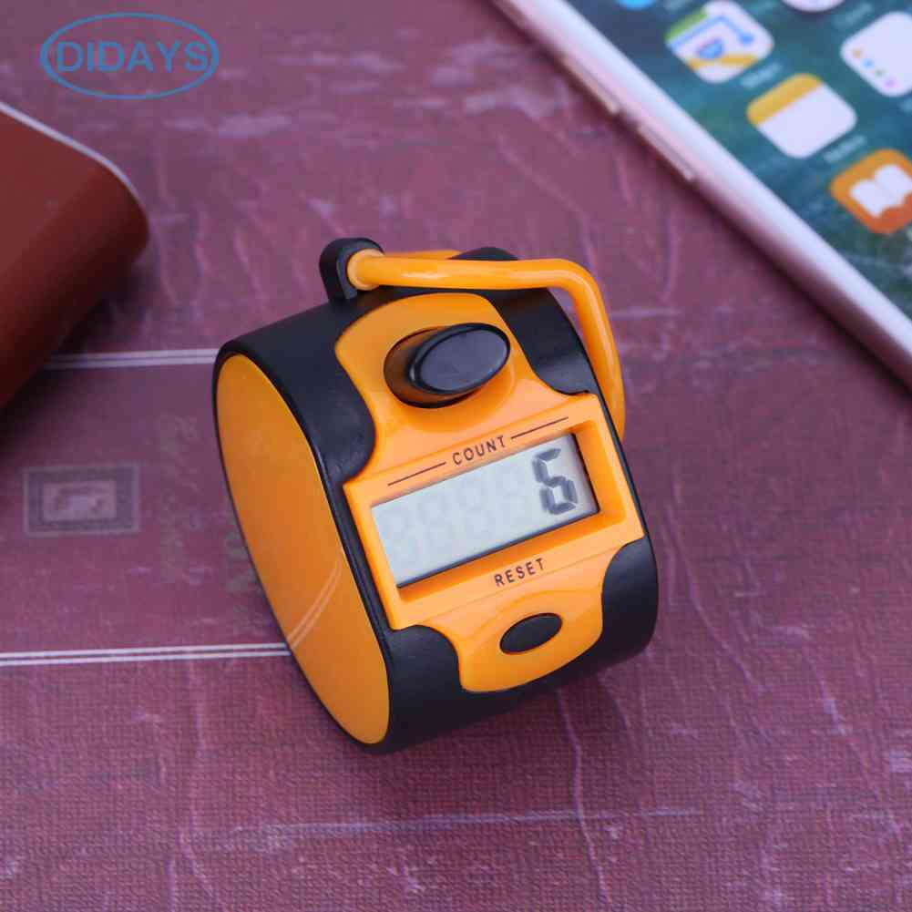 Tally Counter Clicker 5 Digit Number Handheld Manual Digital Counter ...