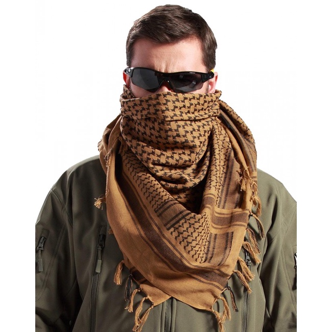 【COD】Unisex Lightweight Plaid Tassel Arab Desert Shemagh KeffIyeh Scarf ...