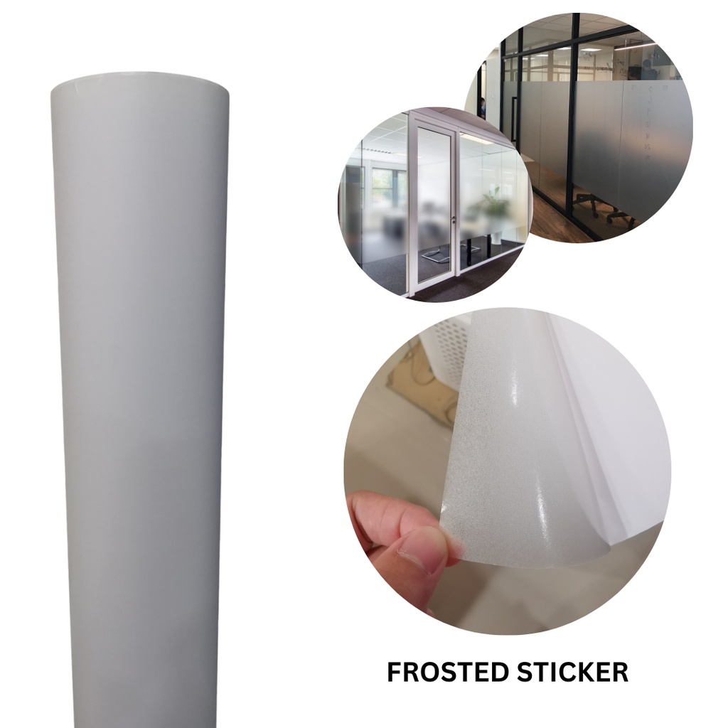 FROSTED STICKER 1ft length x 4ft width | Shopee Philippines