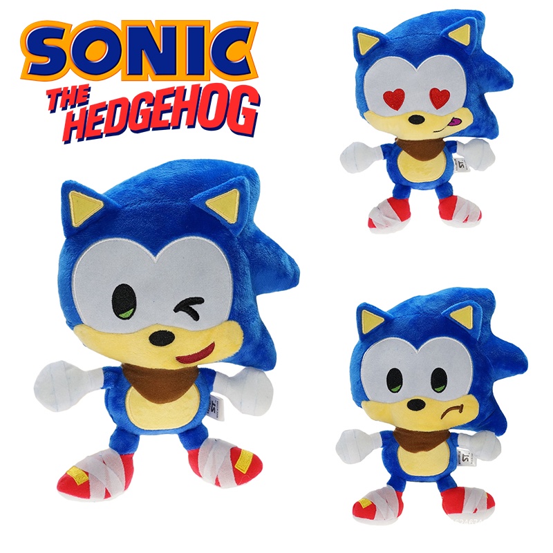 23cm Sonic The Hedgehog Plush Toy Cute Soft Stuffed Animal Hug Doll ...