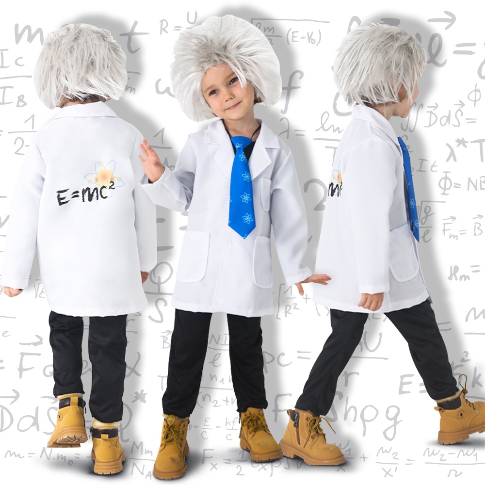 Scientist Costume Physicist Professional Performance Clothes Cosplay ...