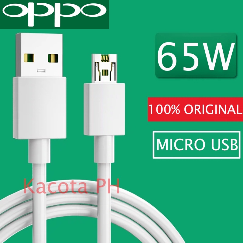 Opp Charger Original Fast Charger 65 Micro Usb/Cable For Android ...