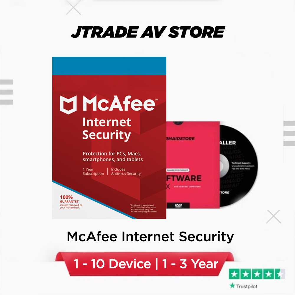 Genuine McAfee Internet Security Antivirus | Shopee Philippines