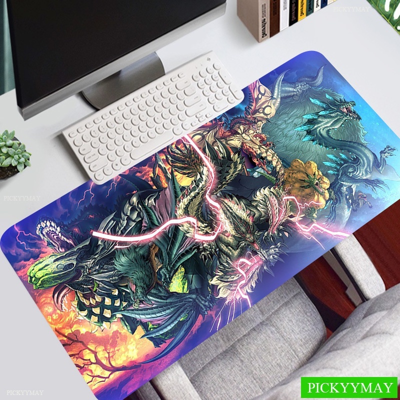 Monster Hunter Gaming Mouse Pad Gamer Mouse Mat Large Mousepad XXL Desk ...