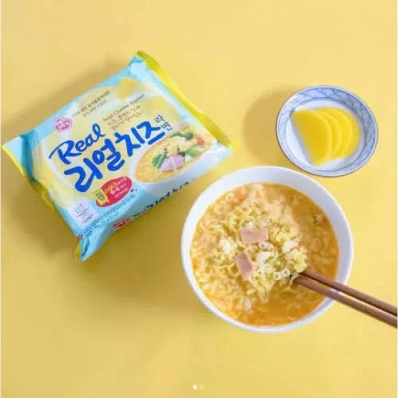Ramyeon cheese Flavor ottogi real ramen! Rich With In A Sachet 135g./1 ...
