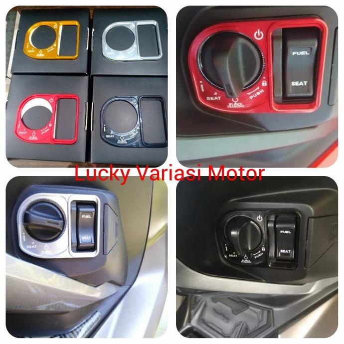 Pcx-150/160/ ADV-150 Vario 150/160 BLACK DIAMOND Ignition Key Cover ...