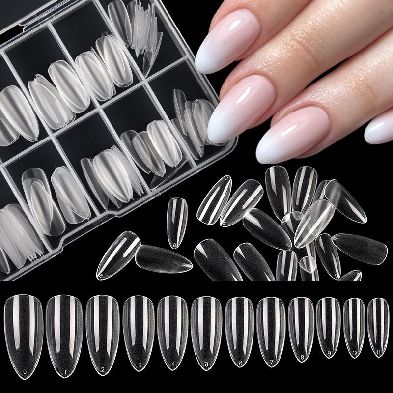 120Pcs False Full Nail Tips Quick Building Nail Tips Nail Dual Forms ...
