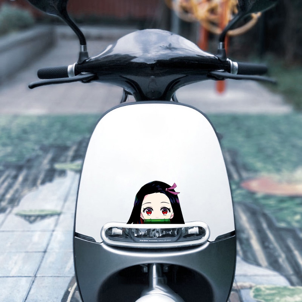 Japanese Animation Kamado Nezuko Cartoon Motorcycle Car Universal ...
