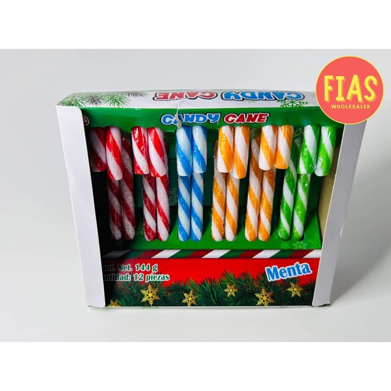 12 Pieces Twisted Candy Cane Christmas Candy Wholesale | Shopee Philippines