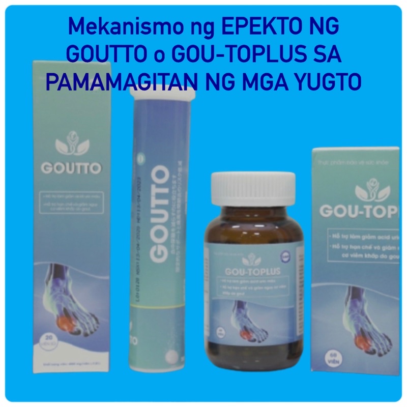 GOUTTO + GOU-TOPLUS (GOUT, ARTHRITIS AND URIC ACID) Goutoplus Goutto ...
