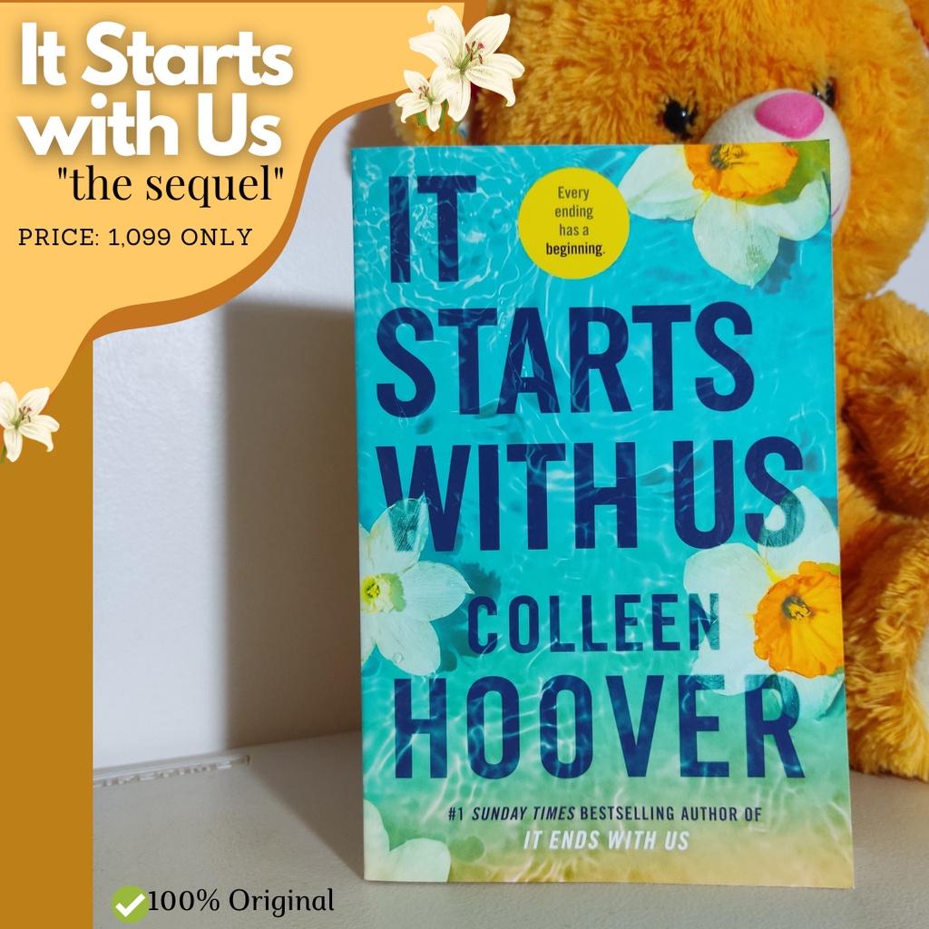 ORIGINAL - It Starts With Us by Colleen hoover (Brand New and Authentic Paperback) | Shopee ...