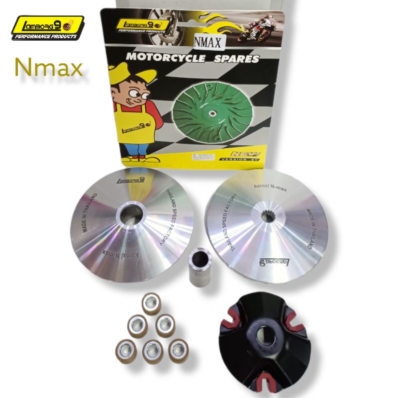 Lamborg9 racing pully set nmax/aerox Thailand made | Shopee Philippines