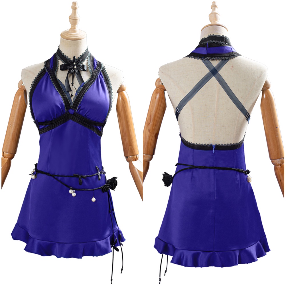 Womens Final Fantasy VII Tifa Lockhart Cosplay Costume Full Dress ...