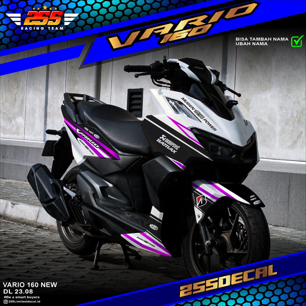 Decal Sticker Honda Click New 160 Fullbody 2022 - Dekal Sticker All New ...