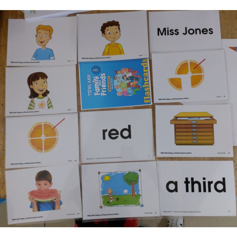 English Flashcard Family and Friend 3 national (A5 printed on 2 sides ...