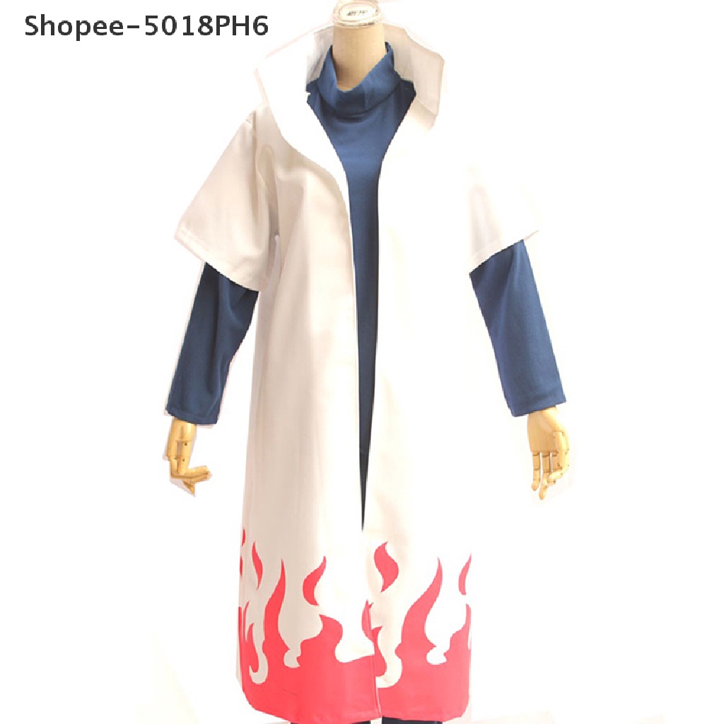 [YKPH] Anime Naruto Cosplay Cloaks Hokage Namikaze Minato Uniform ...