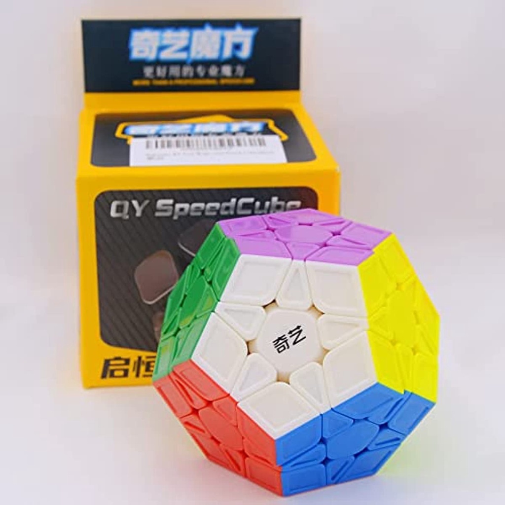 Qiyi Megaminx Qiheng S 3x3 Cube Stickerless Magic Dodecahedron 3x3x3 ...