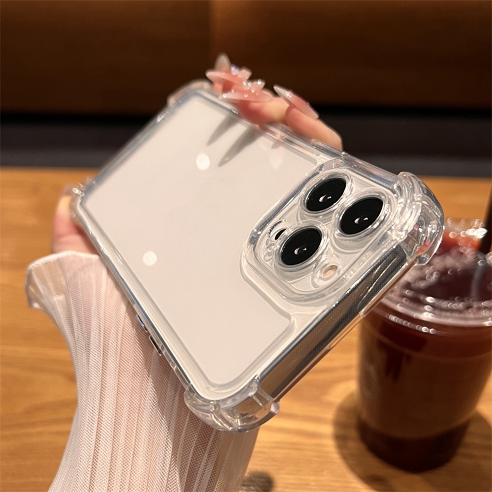 Space Case With Airbag For iPhone 14 Plus 11 12 13 14 Pro MAX Clear ...