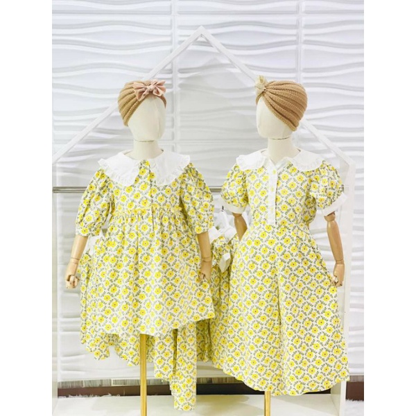Chloe Yellow Puff Dress and Coordinates | Shopee Philippines